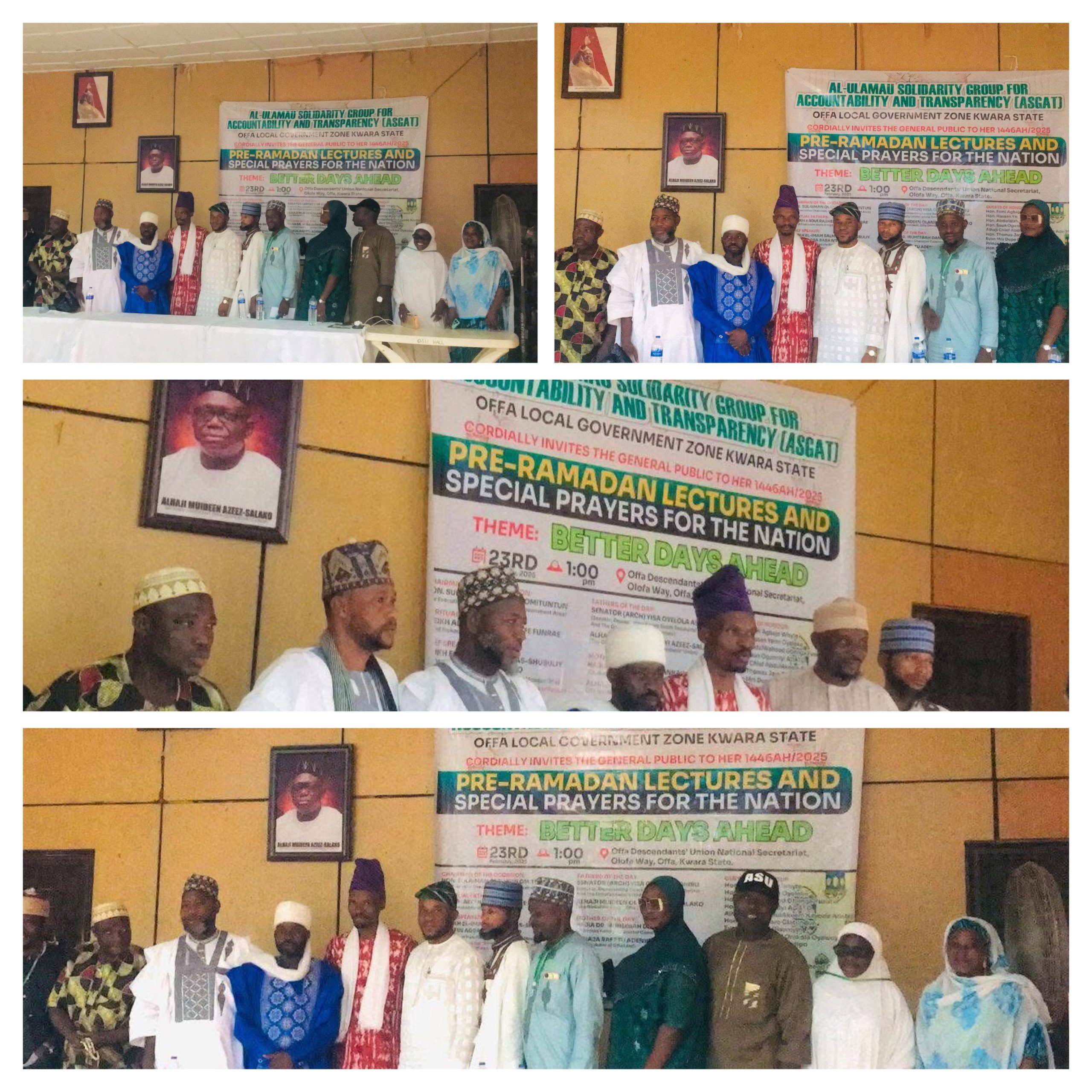 [PHOTOS] ASGAT Holds Pre-Ramadan Lecture, Special Prayers For The ...